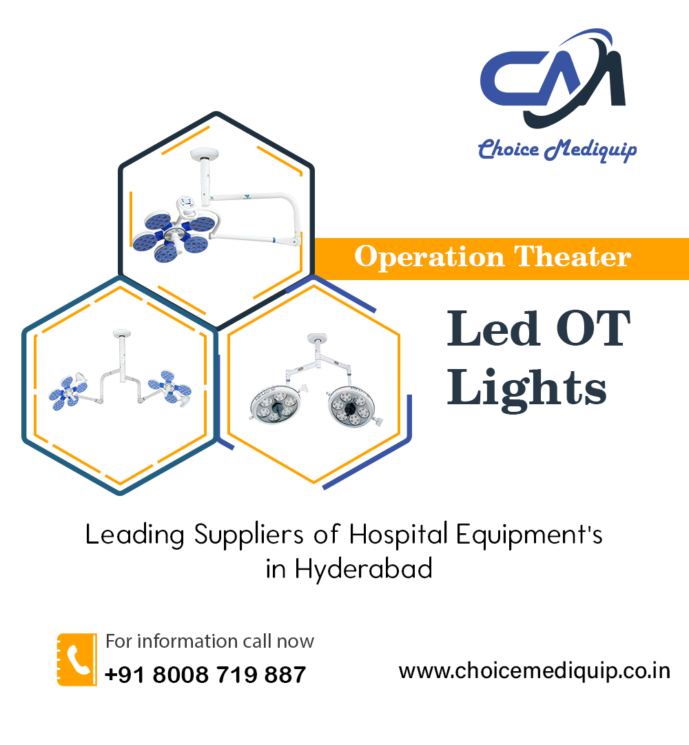 Top LED OT Lights Suppliers In Hyderabad - Choice Mediquip